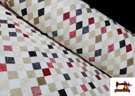 Tela de Decoración Rombos Pequeños