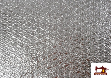 Tela con Relieve Metalizada de Colores Colores Plata matices